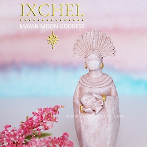 Ixchel Mayan Moon Goddess Statue: Fertility Altar Sculpture - Etsy