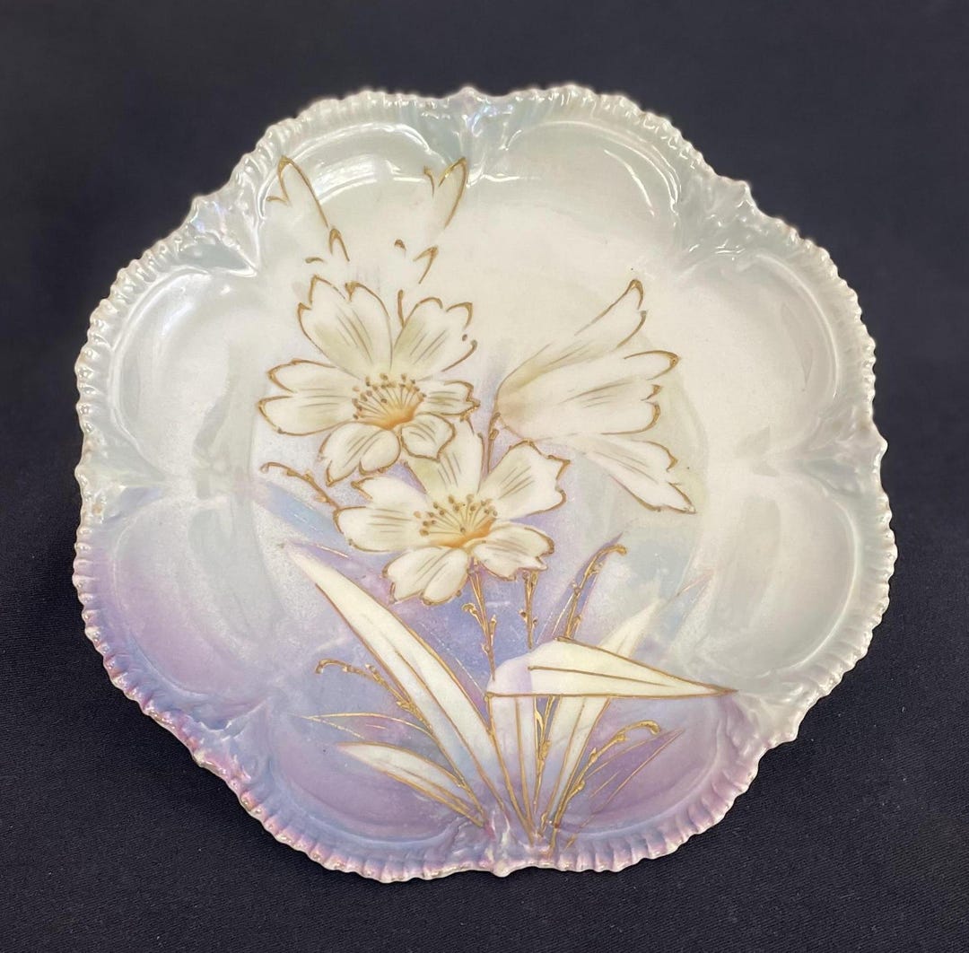 RS Prussia 1870-1918 Antique Porcelain Serving Dish-plate. Red Star ...