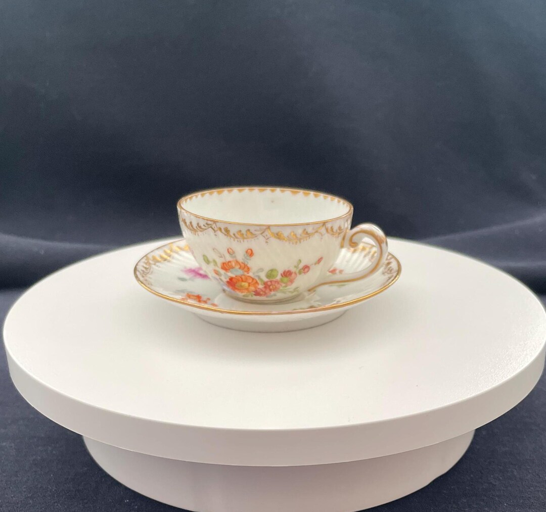 Late 1800s to Early 1900s Petite Delicate Cup and Saucer, Demitasse ...