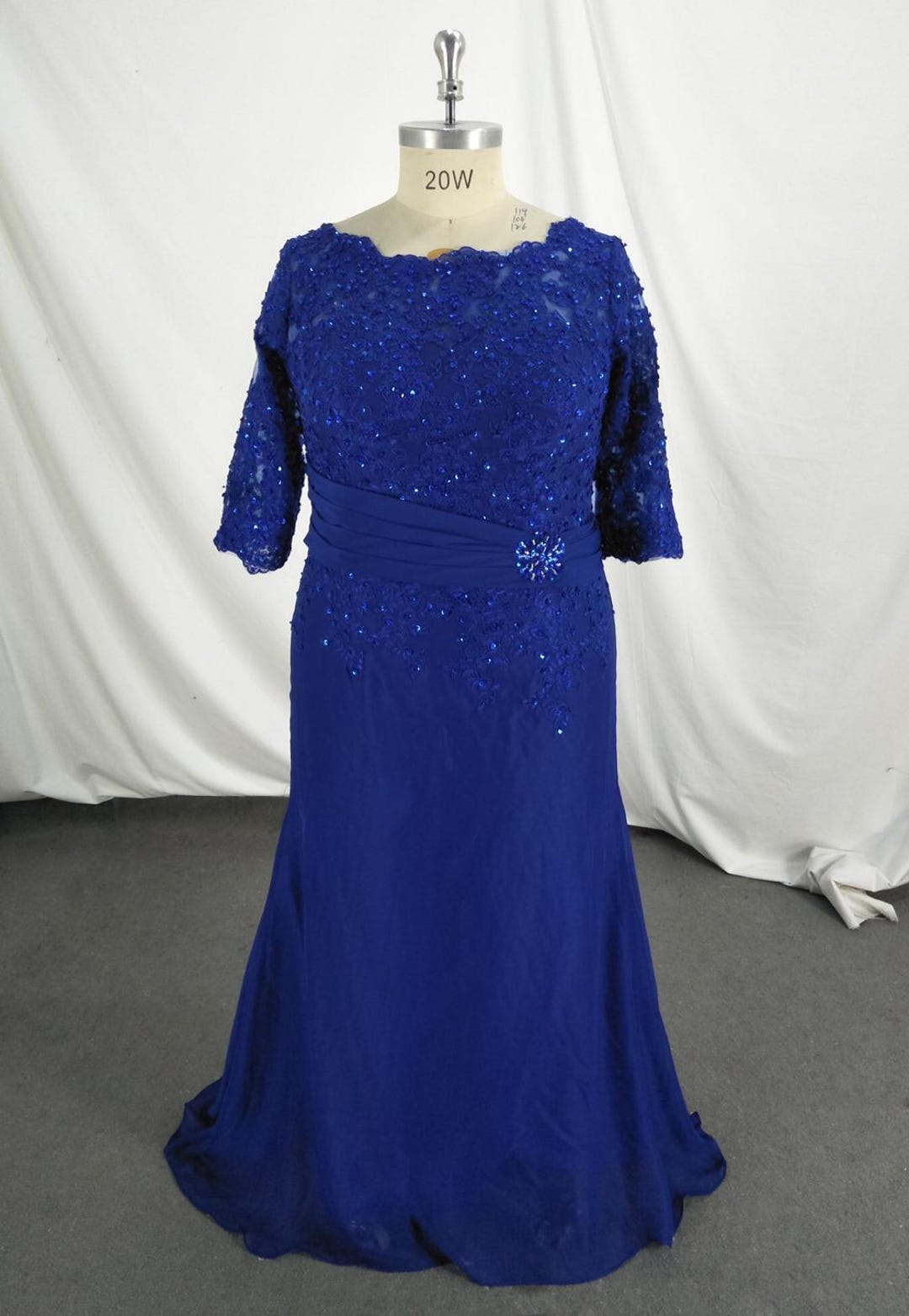 Royal Blue Mother of the Bride Gowns, Plus Size Mother of Bride Dresses ...