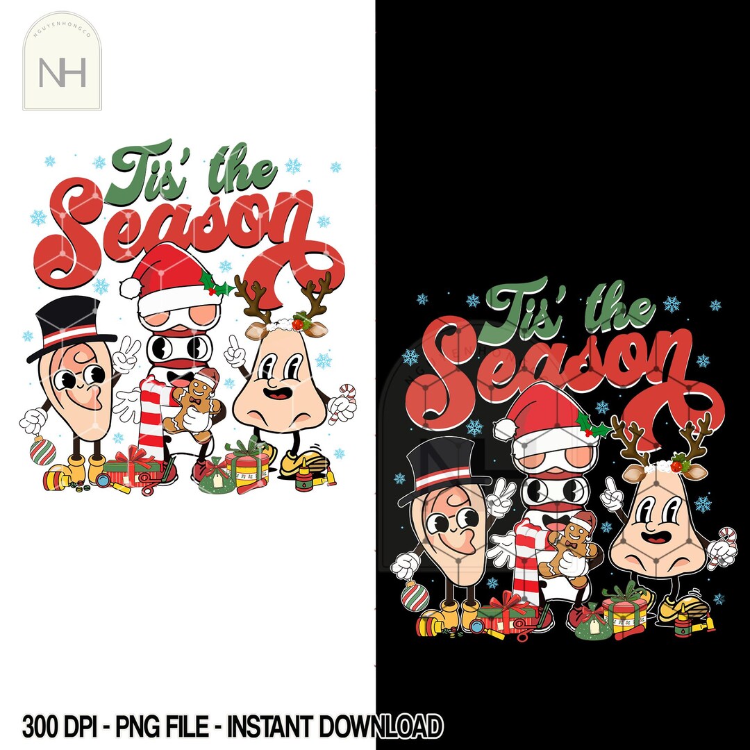 ENT Nurse Christmas Png, Ear Nose and Throat Nurse Png, Christmas ...