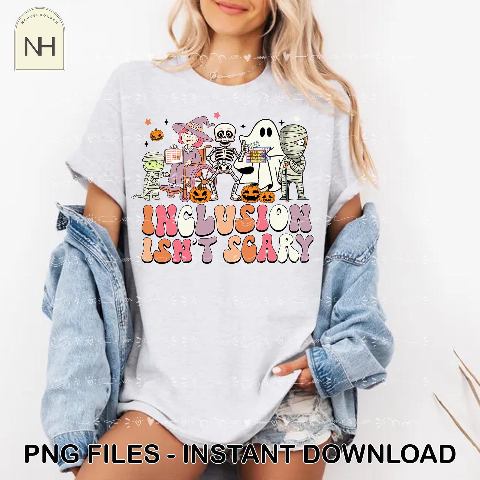 Inclusion Isn't Scary Png, SLP Halloween Png, Sped Teacher Png,skeleton ...