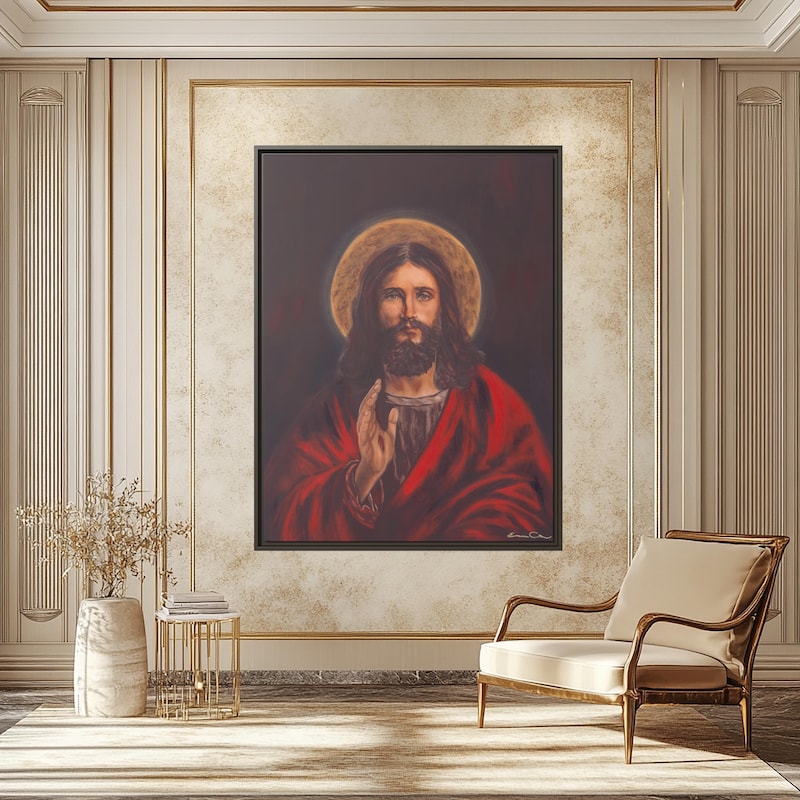 Portrait of Jesus - Etsy