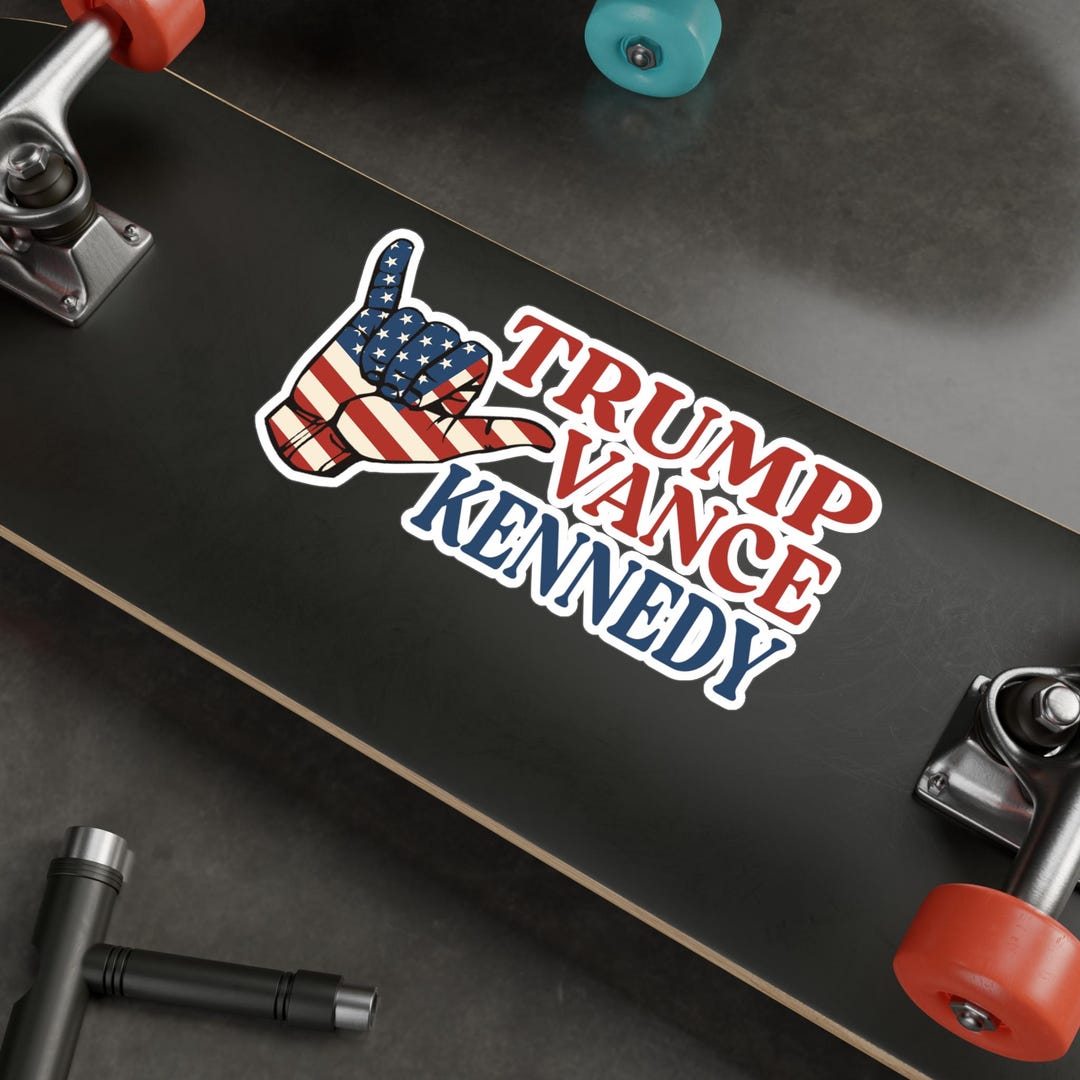 Trump Vance Kennedy Sticker, Trump RFK Jr Bumper Sticker, Election 2024 ...
