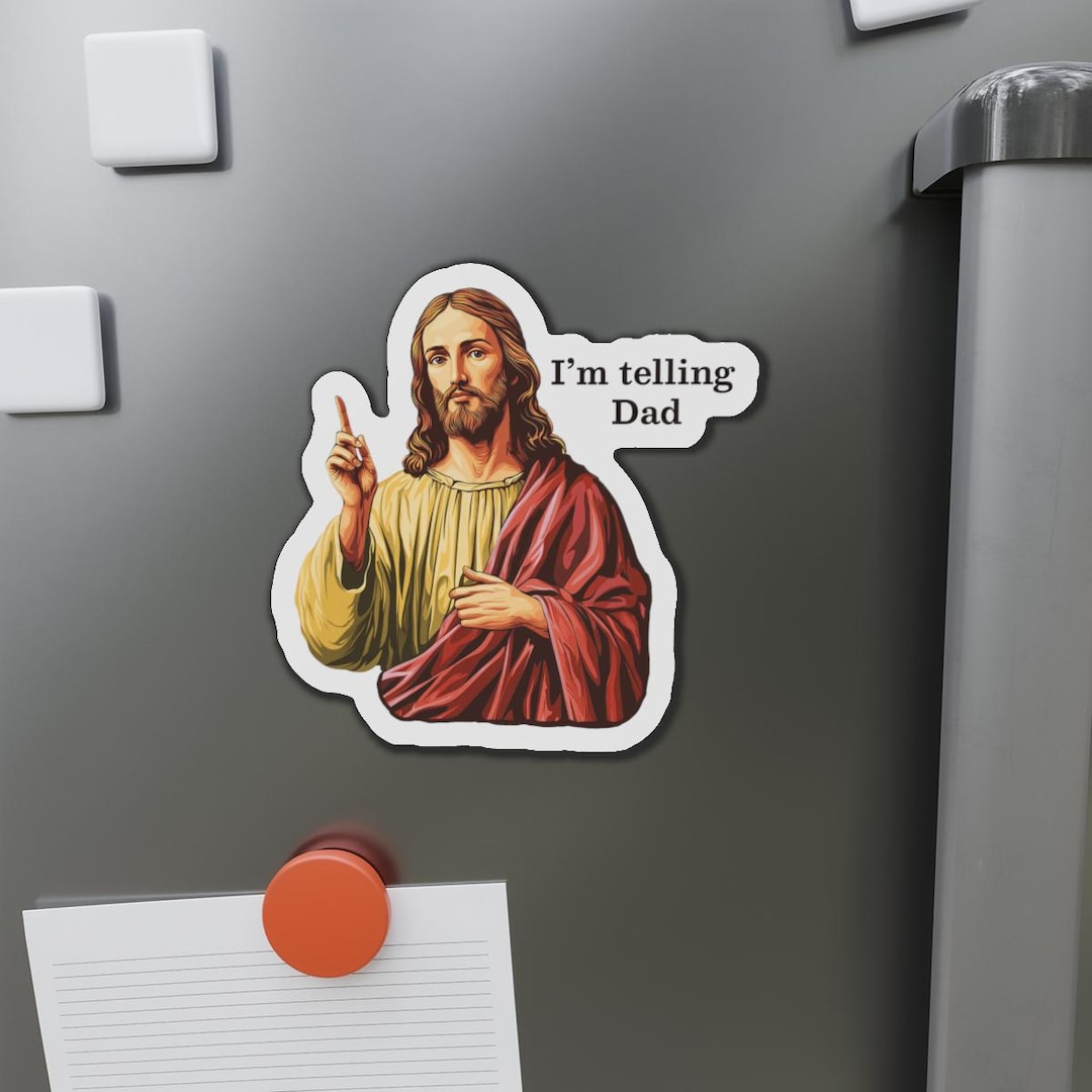 Jesus Meme Magnet, Christian Magnet, Religious Humor Gift, Funny Meme ...
