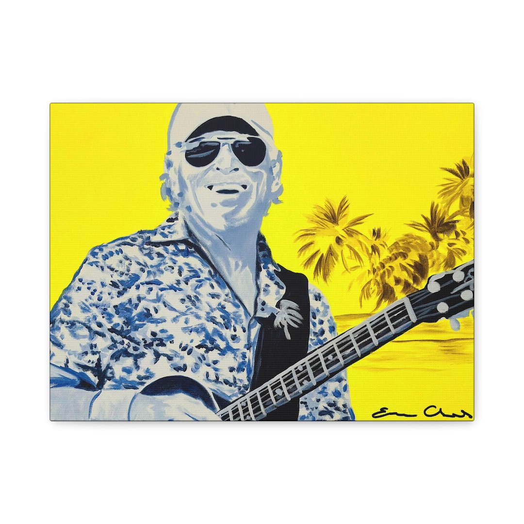 Jimmy Buffett Canvas Print, Art Print, Wall Decor, Jimmy Buffett Art ...