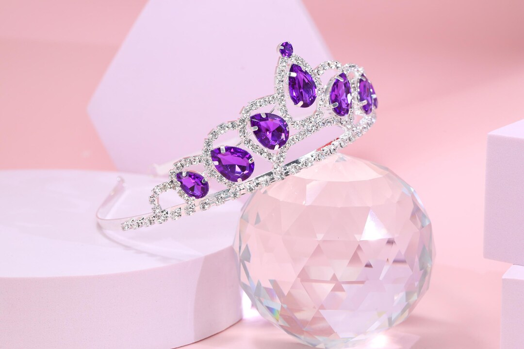 Sophia Crown Purple Tiara-theme Cartoon Princess Tiara Jewelry ...