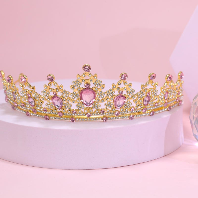Pink Tiara - Etsy