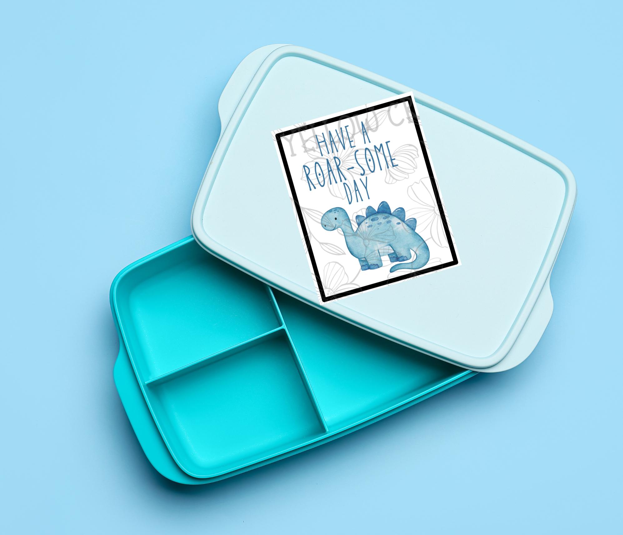 Printable Lunch Box Notes - Digital Download Only - Dinosaur Themed ...