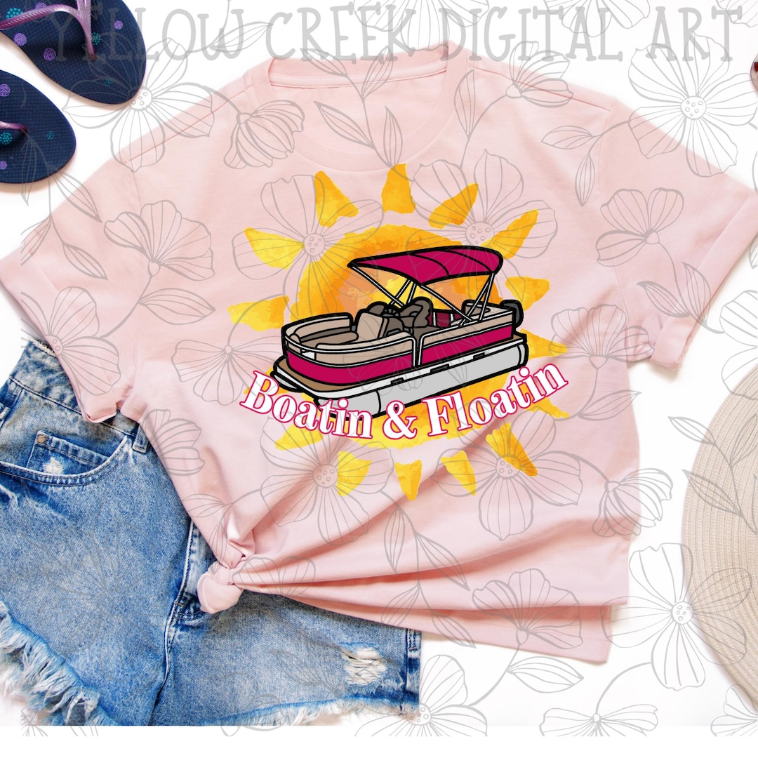 Boatin & Floatin PNG - Digital Download Only - Summer Time Sunshine ...