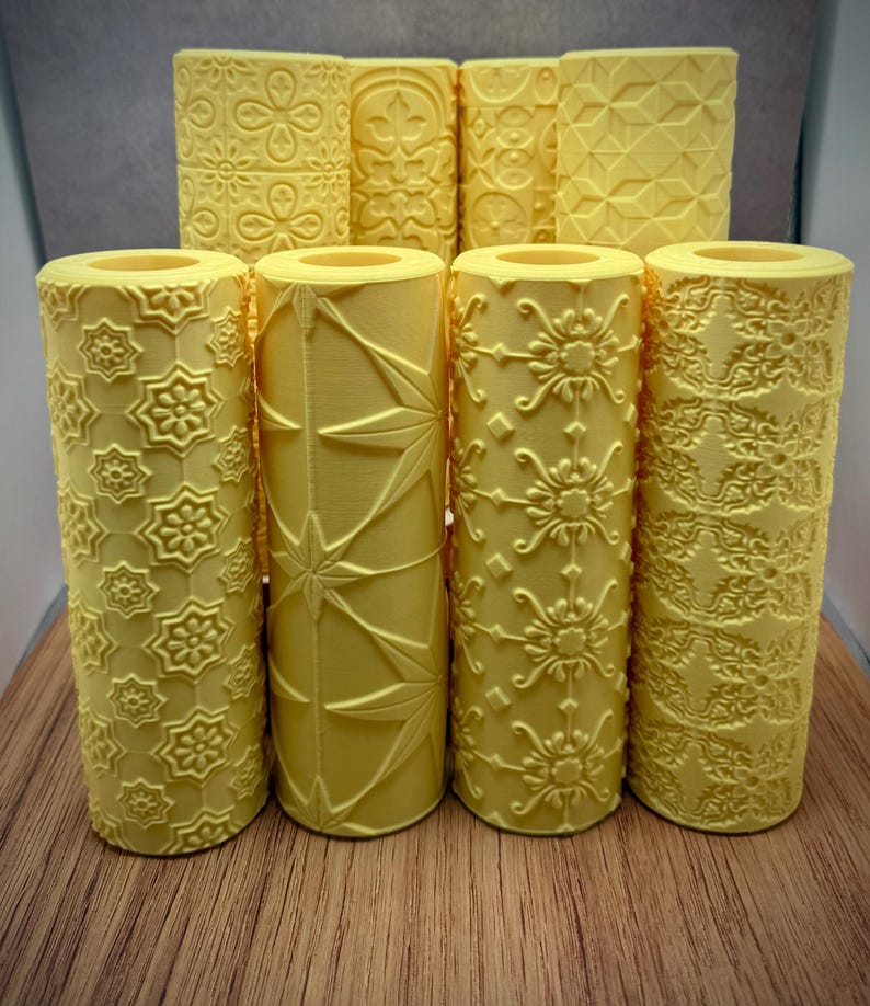 Tile Texture Rollers | 3demon | Pottery | Texture Roller - Etsy