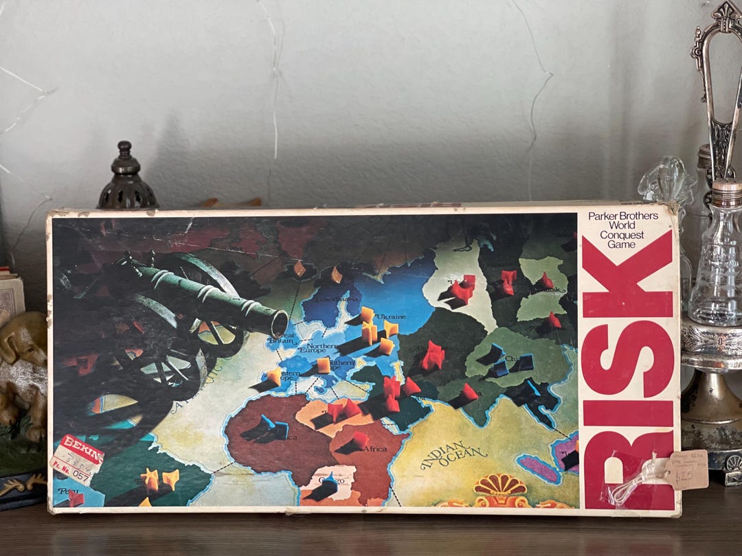 Vintage Risk Game 1960’s - Etsy