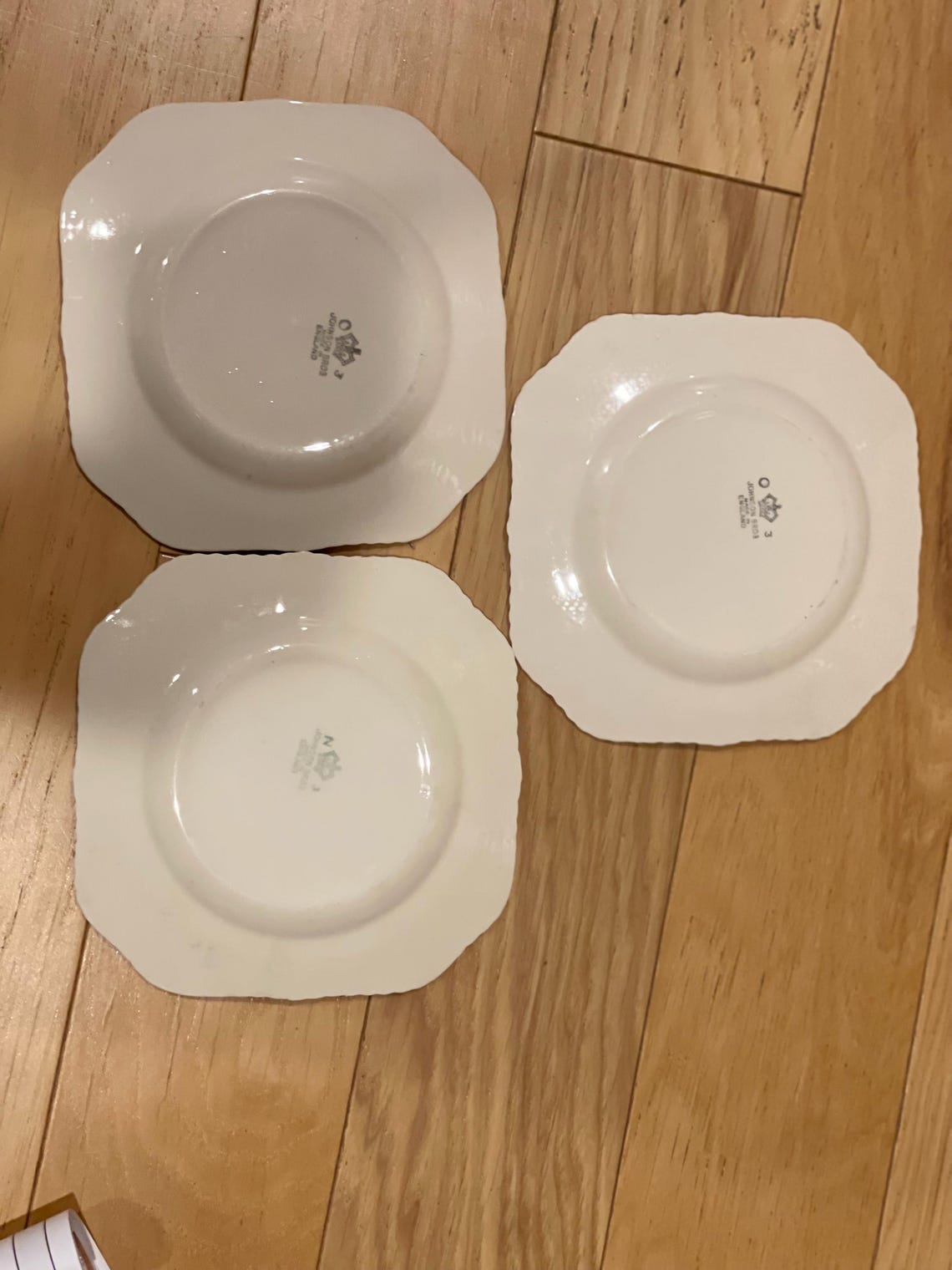 Vintage Johnson Bros Stoneware Plates C1940 per Plate - Etsy