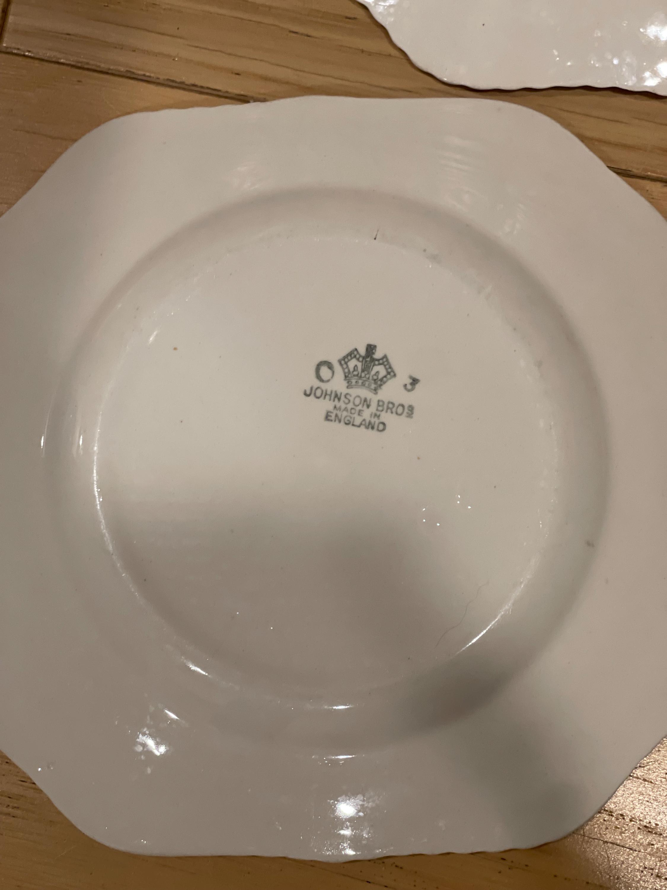 Vintage Johnson Bros Stoneware Plates C1940 per Plate - Etsy
