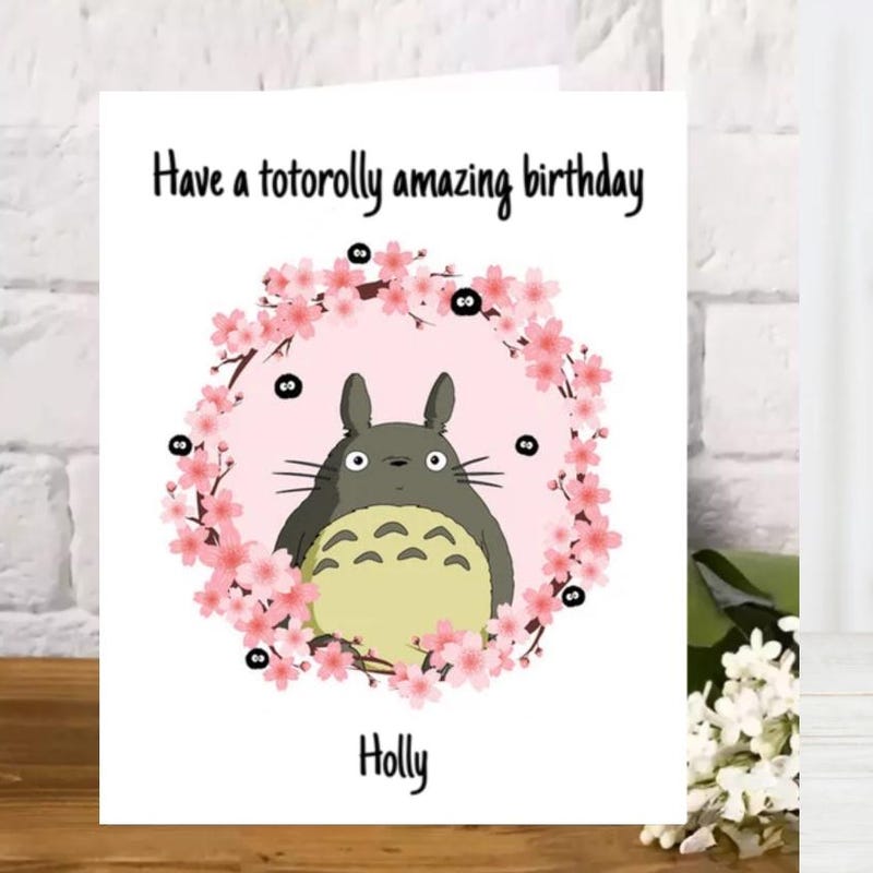 Totoro Card - Etsy UK