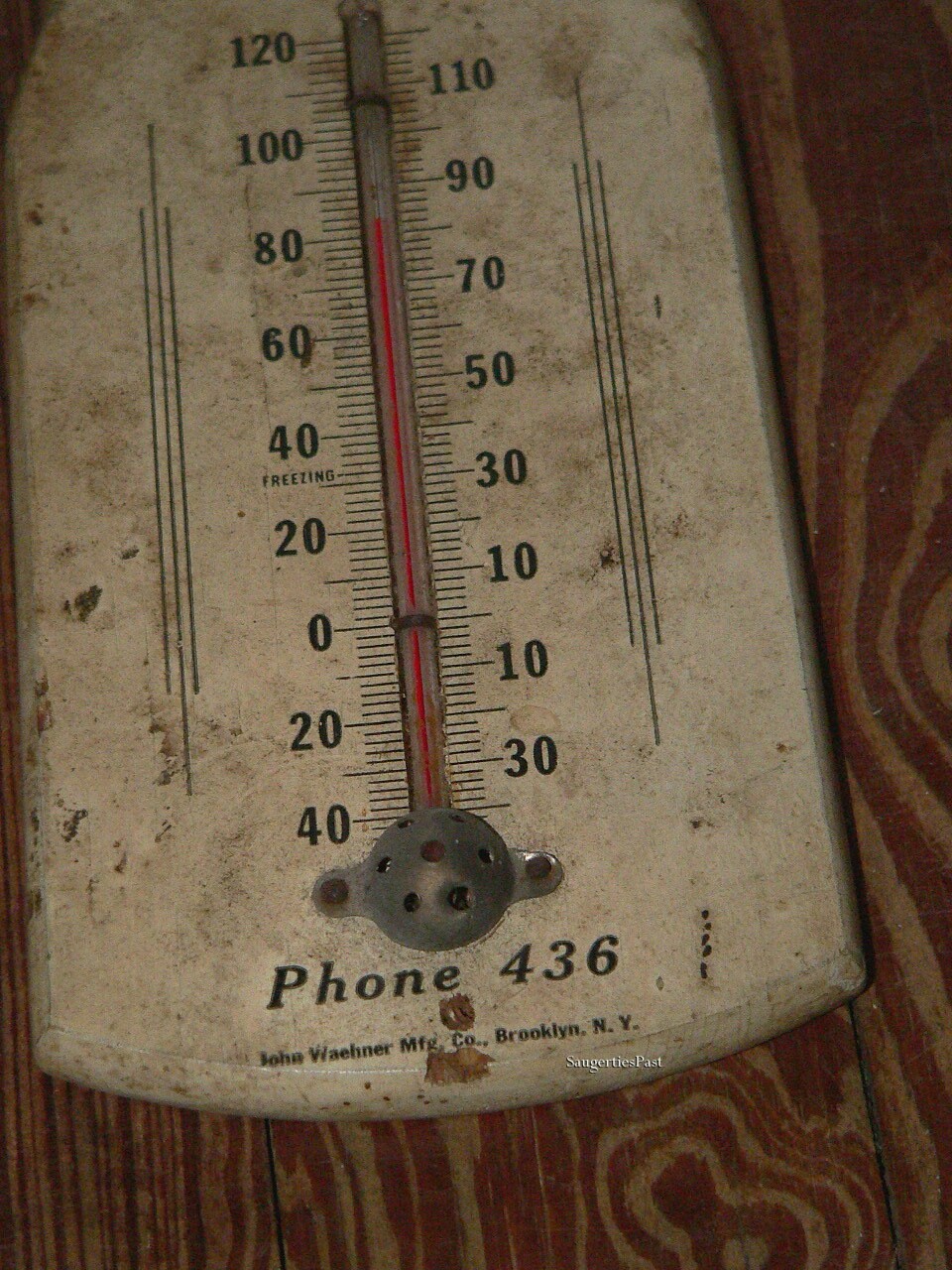 Antique Wooden Milk Bottle Shape Thermometer Duncan's Dairy Products ...