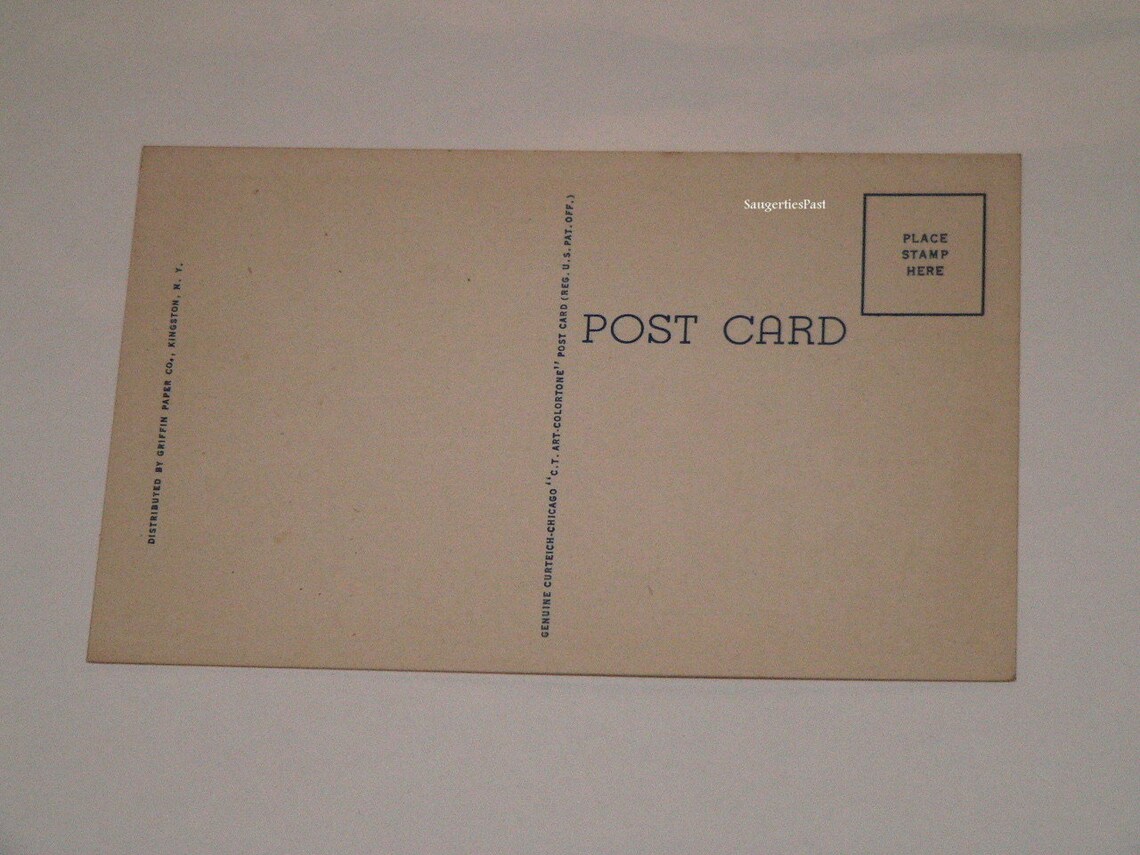 Original 1940s Large Letter Greetings From Catskill Mountains Linen ...