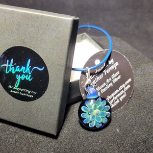 Implosion Pendant, Handmade Art Glass Borosilicate Necklace With ...