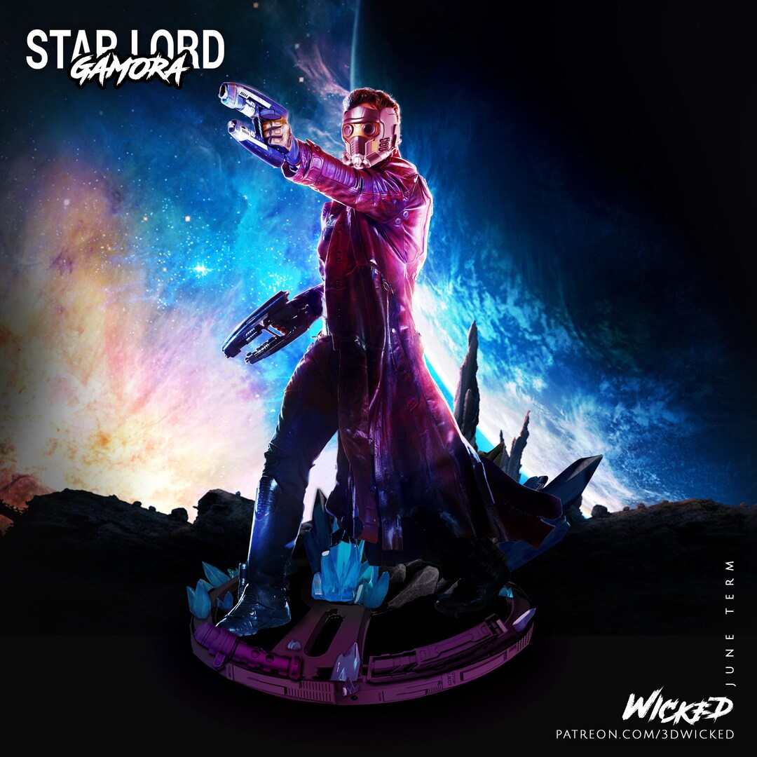 3D Starman Figure - Etsy