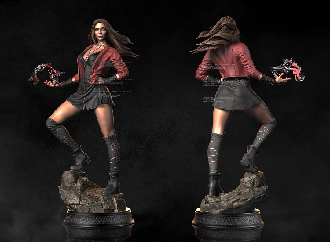 3D Wada Witch Figure - Etsy