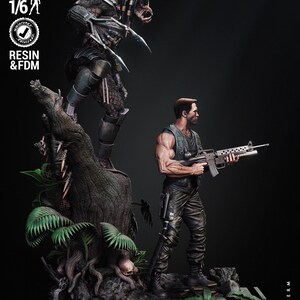 3D Predttor Dutchman Diorama Figure - Etsy