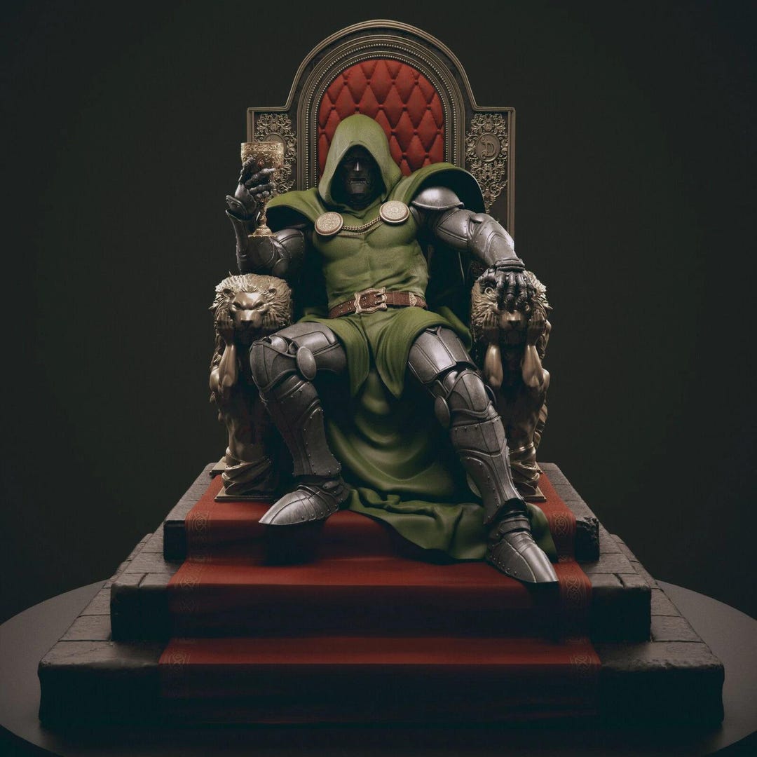 3D Dr. Dom Throne Figure - Etsy