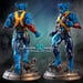 3D Blue Be*st Figure - Etsy