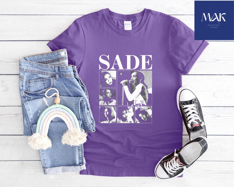 Sade Retro Vintage, Retro Sade Shirt, Sade Concert Shirt, Sade Adu Pop ...