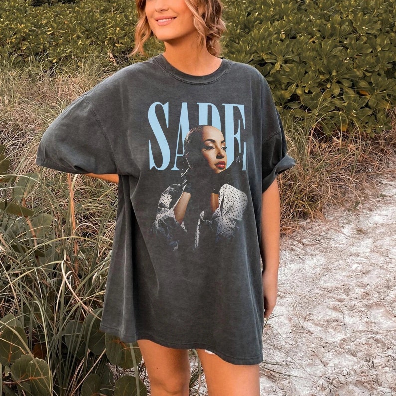 Sade Retro Vintage, Retro Sade Shirt, Sade Concert Shirt, Sade Adu Pop ...