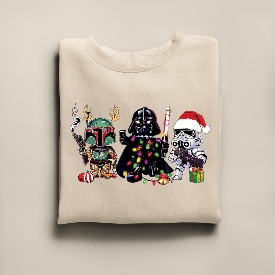 Star Wars Christmas Sweat, Darth Vader Xmas Sweatshirt,star Wars ...
