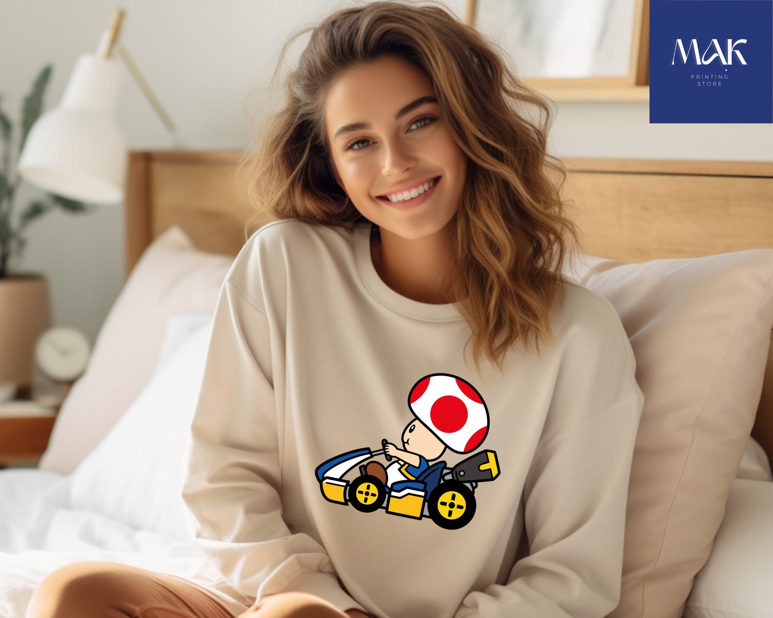 Super Mario Character Sweatshirt,mario Kart Sweatshirt,super Mario ...