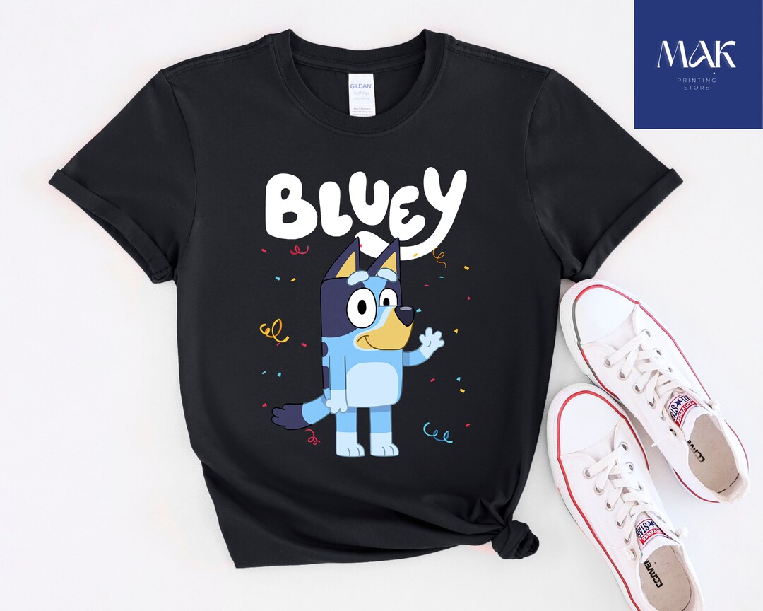 Blue Dog Bluey Shirt, Blue Dog Birthday Shirt, Family Matching Shirt ...
