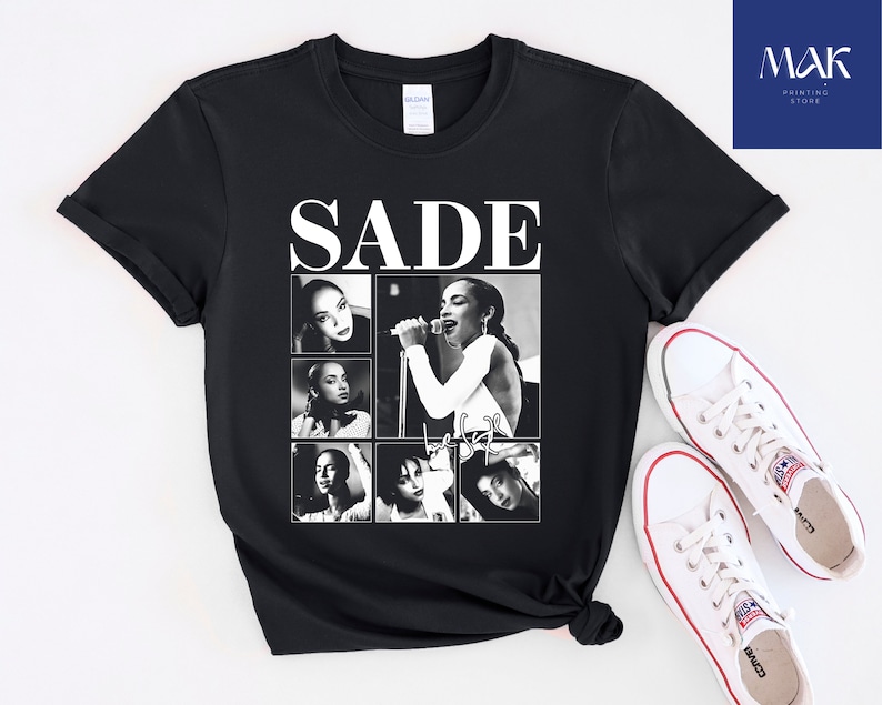 Sade Retro Vintage, Retro Sade Shirt, Sade Concert Shirt, Sade Adu Pop ...
