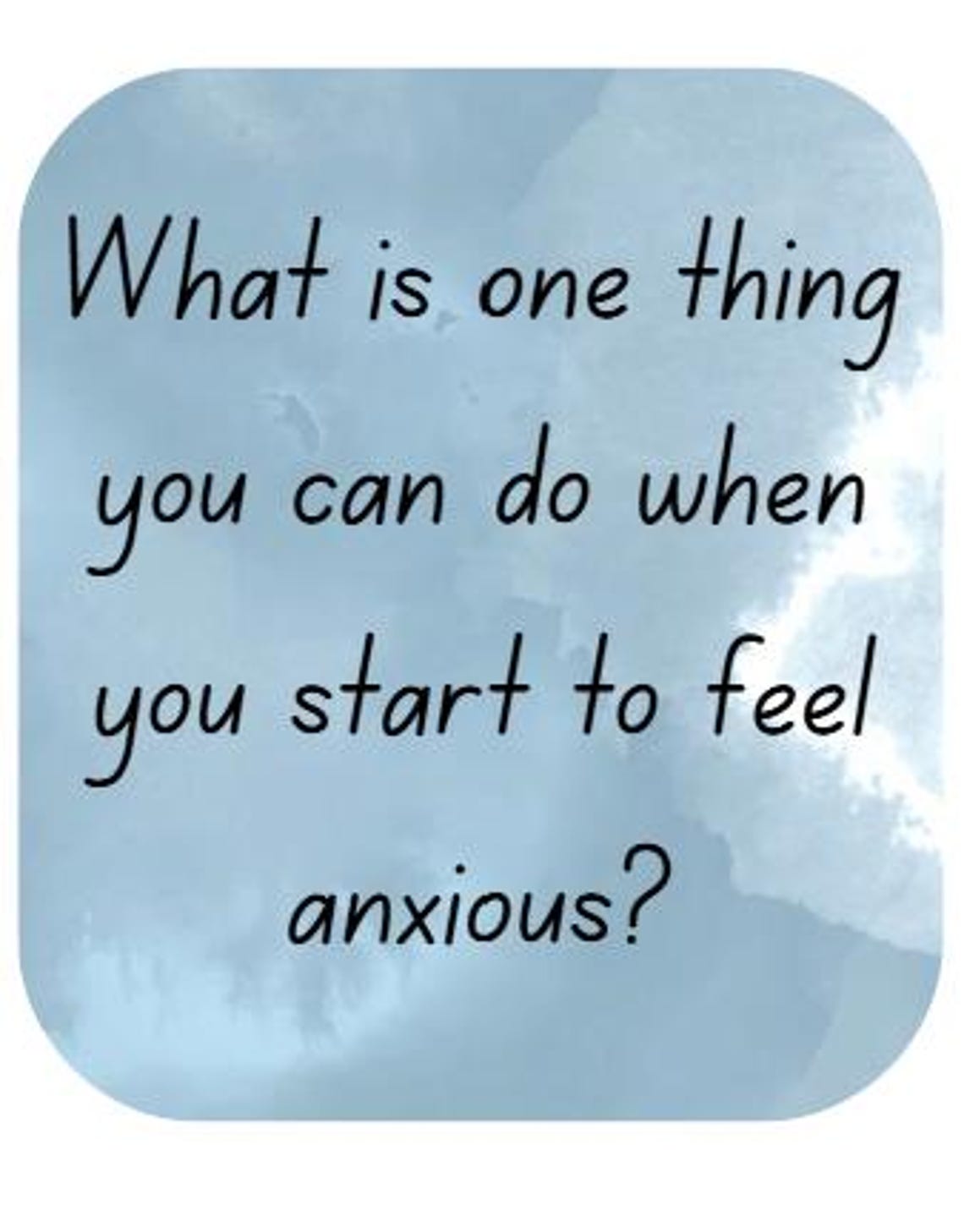 Printable Anxiety Conversation Starters for Kids | Mindfulness & Coping ...