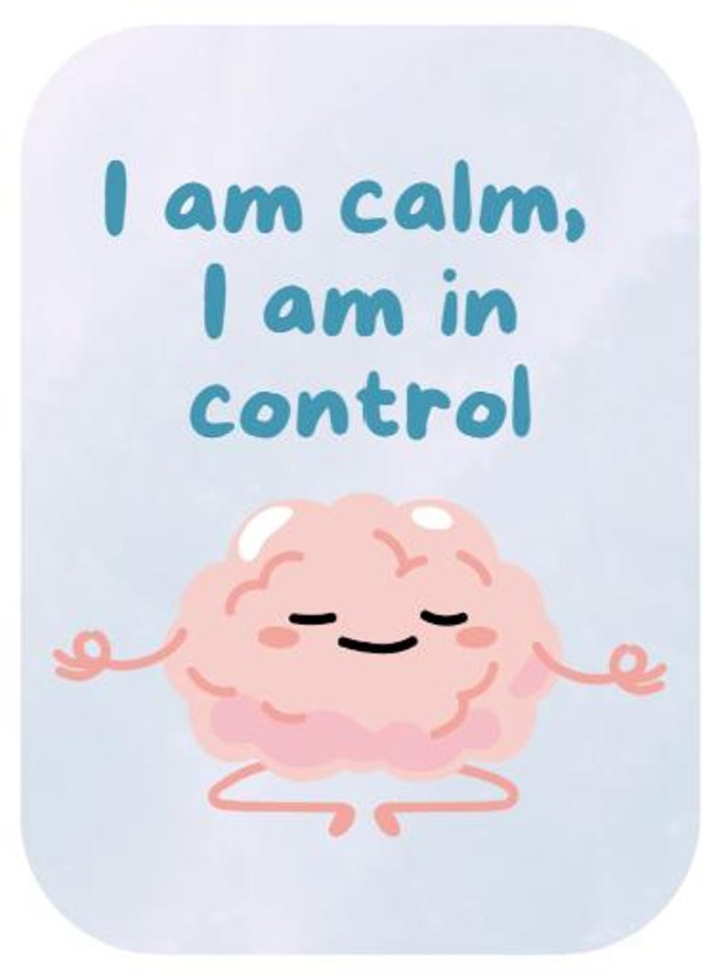 Printable Affirmation Cards for Kids | Anxiety Relief & Confidence ...