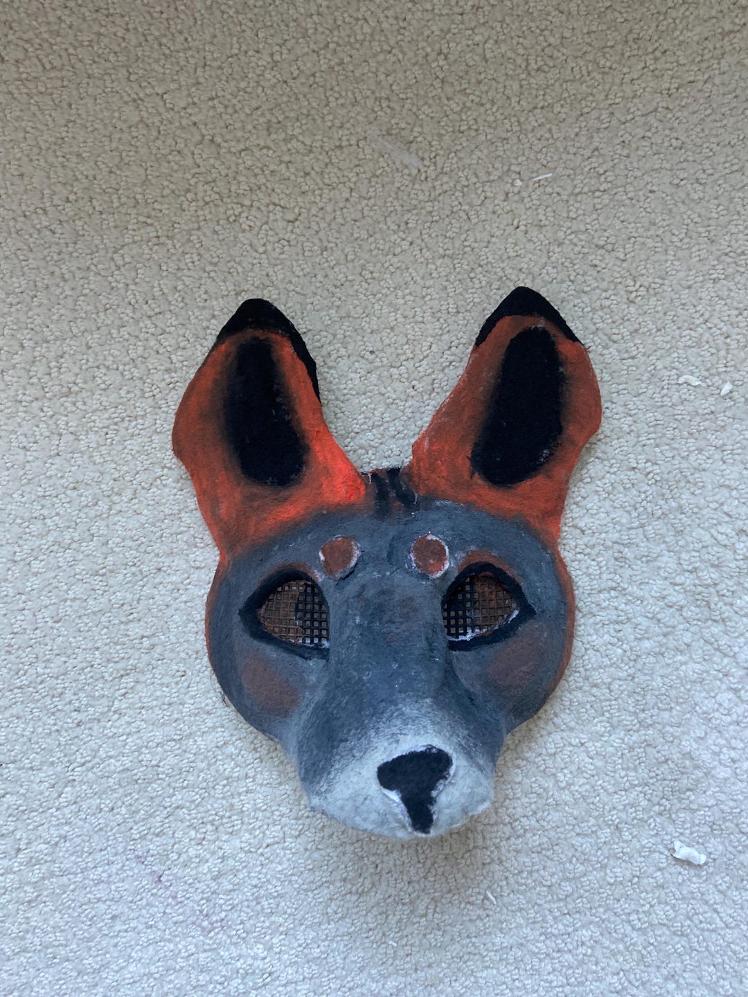 Cross Fox Therian Mask READ DESC - Etsy