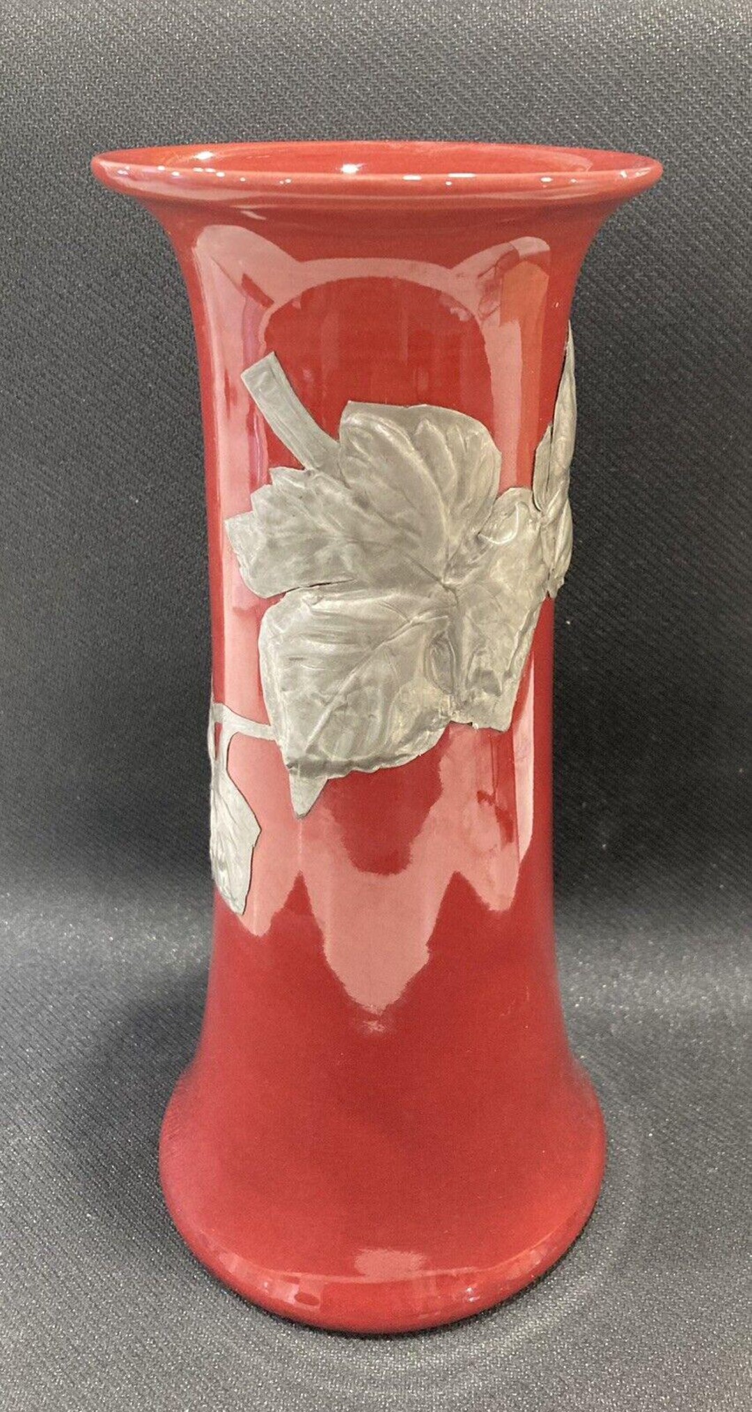 Bretby Vase Pottery Rare Glossy Enameled Ceramic Rouge Deco 1938F 10 ...
