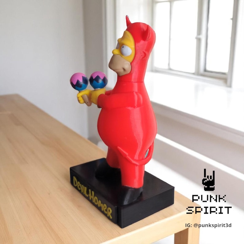 Hand-painted Evil Homer Simpson Figure - the Simpsons Collectible Fan ...