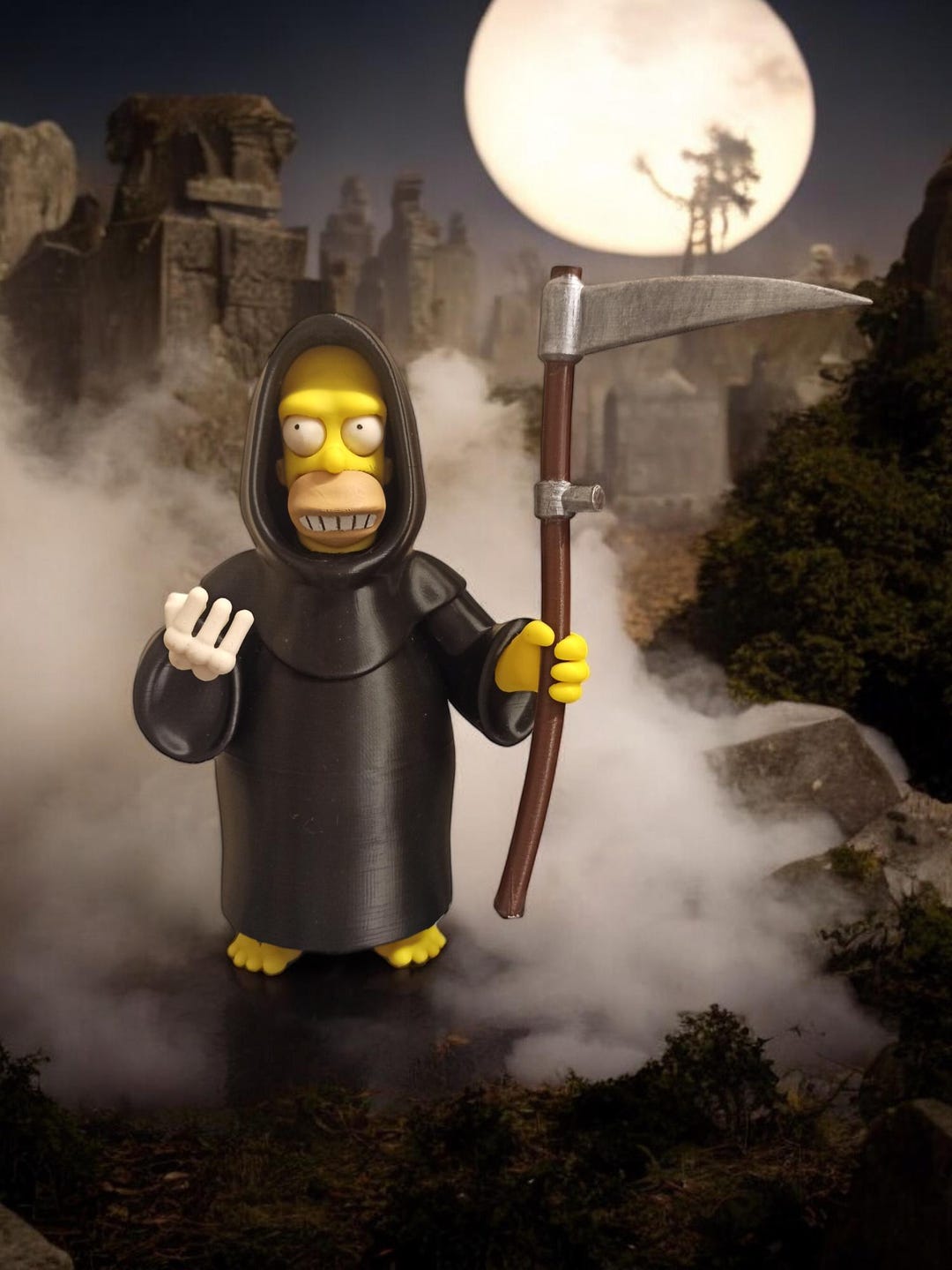 Grim Reaper Homer Figure Model - the Simpsons Treehouse of Horror XIV ...