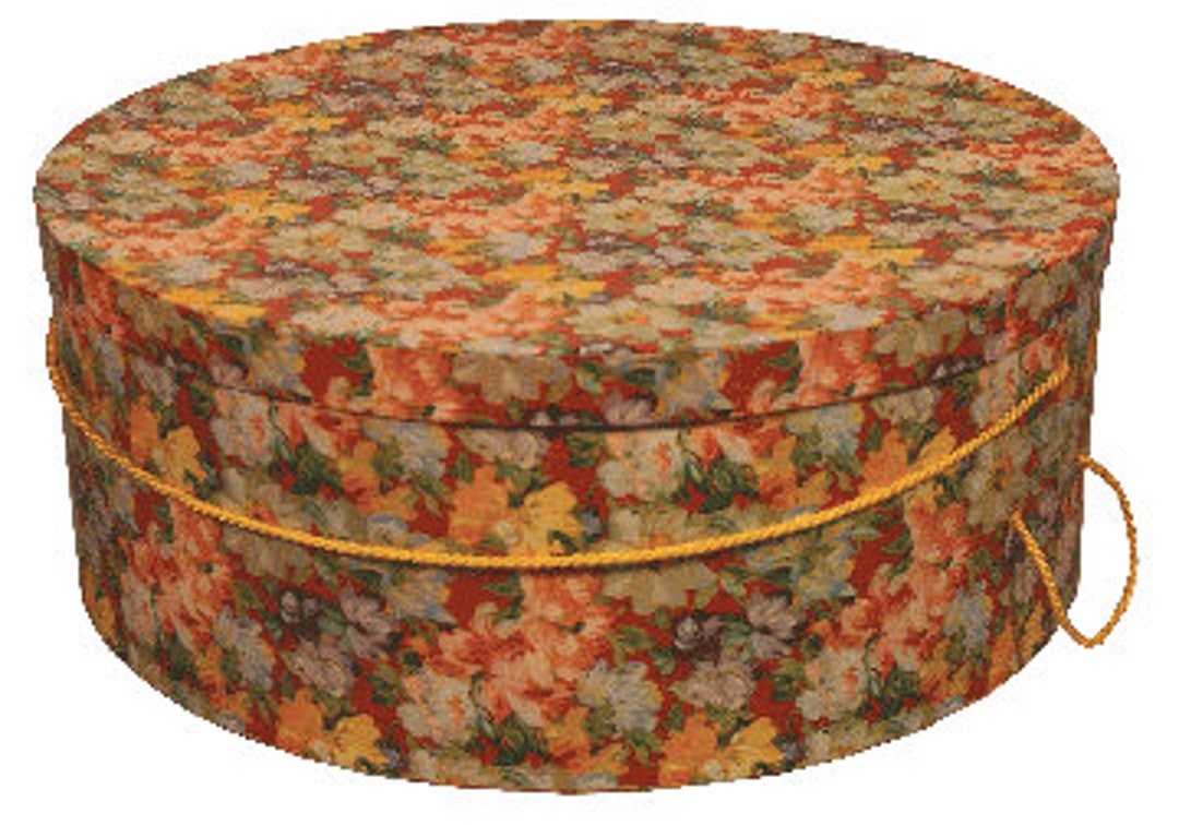 SINGLE 14 HATBOX for All Your Creative Ideas Cranberry Floral please ...