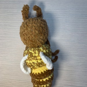 Crochet Bumblebee, Bee Stuffie, Kid’s Toy, Fidget Soft Toy, Bee Stuffed ...