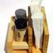 Salt, Pepper, and Napkin Holder Kitchen Decor, Wooden Spice Rack With ...
