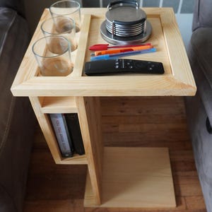 Premium Couch Arm Organizer – Sofa Armrest Caddy, Armchair Storage ...