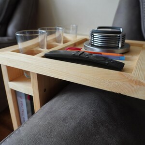 Premium Couch Arm Organizer – Sofa Armrest Caddy, Armchair Storage ...
