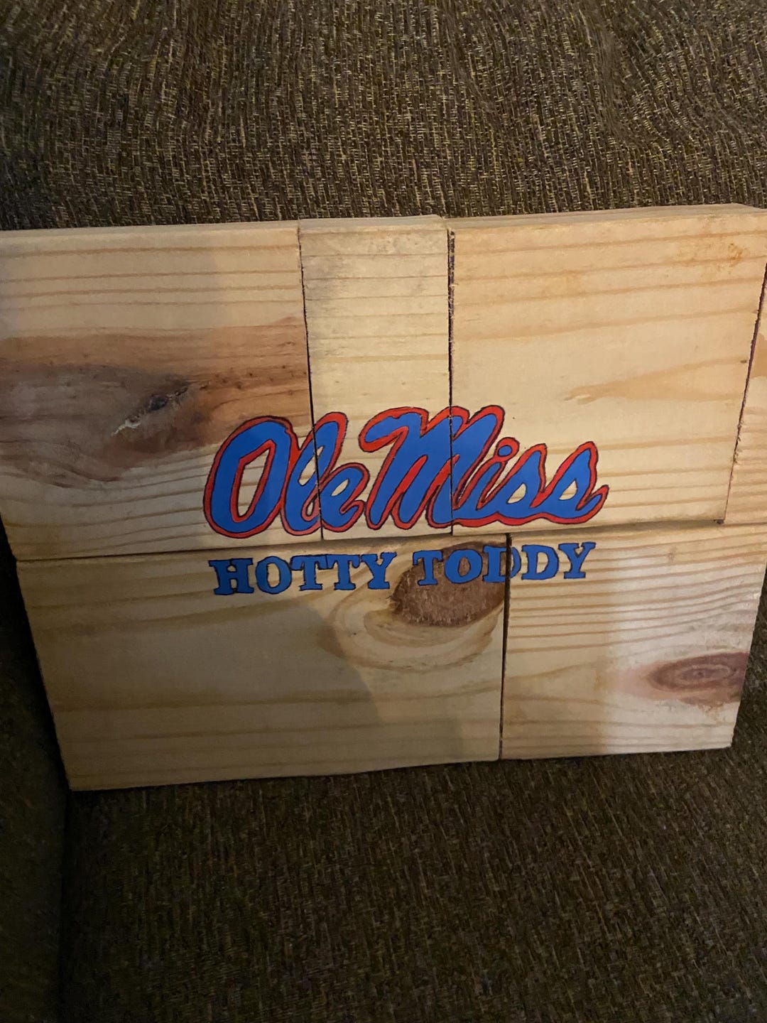 Handmade Wood Ole Miss Sign - Etsy