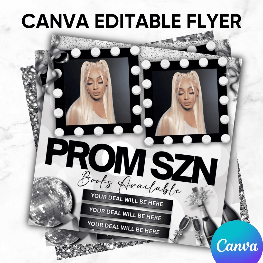 Prom Invitation, Prom Send off Flyer, Prom Invitation Flyer, Prom Flyer ...