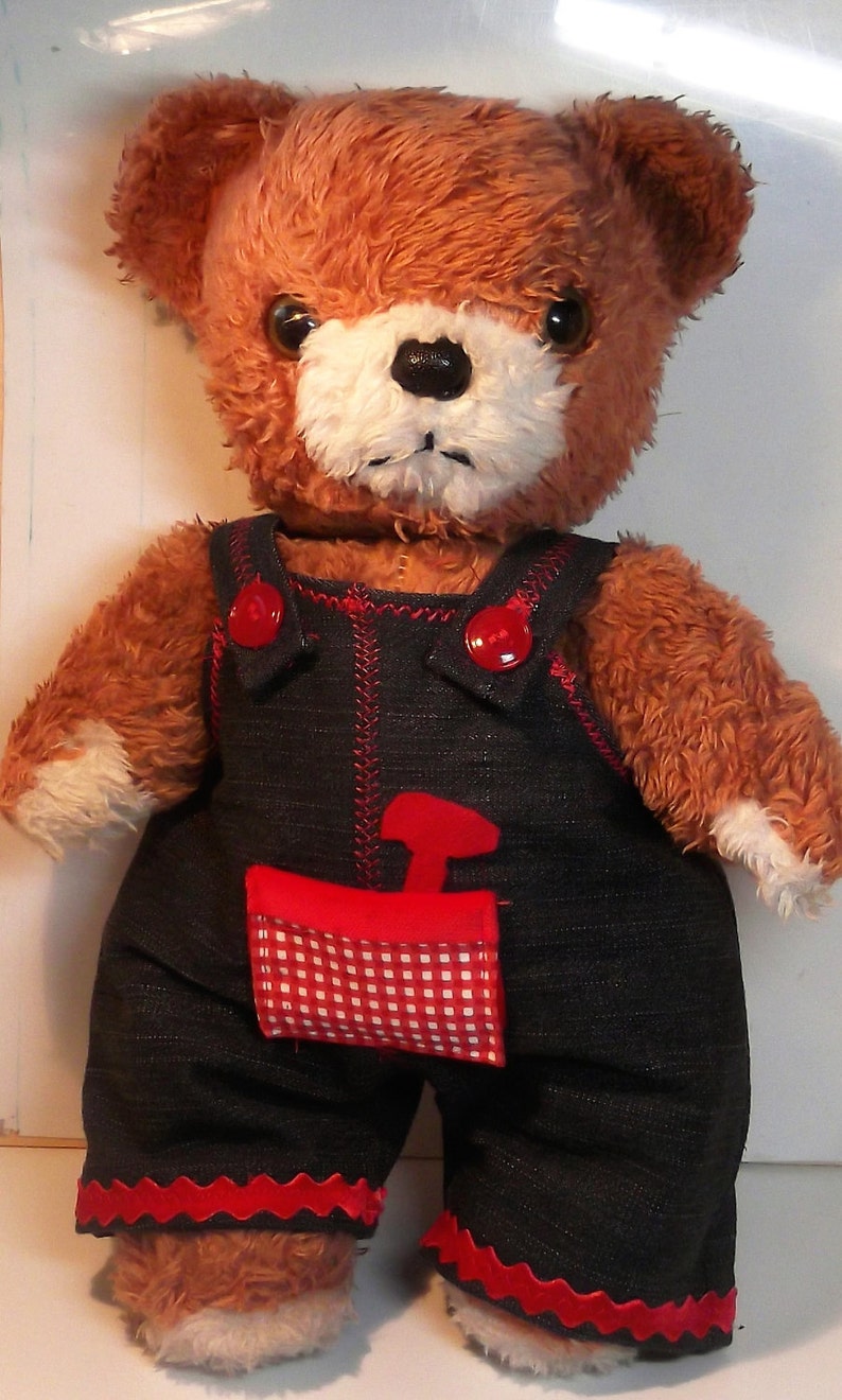 Teddy Bear Overalls Sewing Pattern PDF for 12-14" Bears (instant ...