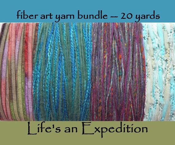 Yarn Samples Handspun Scrapbooking Supplies Fiber Art Yarn - Etsy