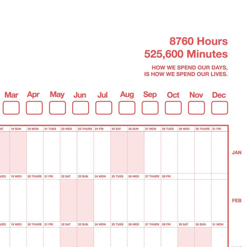 2025 Retro Calendar | Printable | Full Year | Instant Download - Etsy