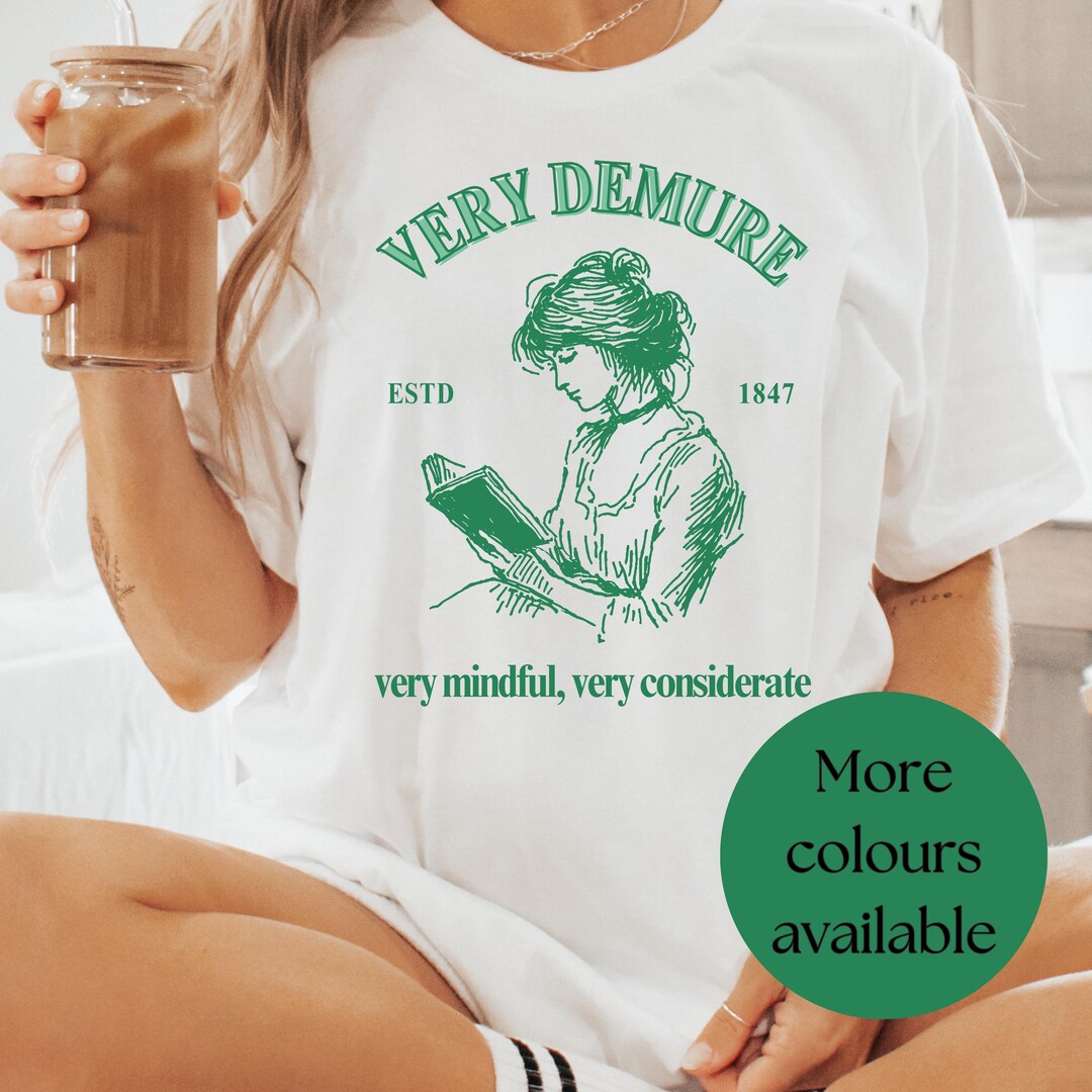 Demure T-shirt - Viral Tiktok Modesty Trend | Mindful Life Apparel ...